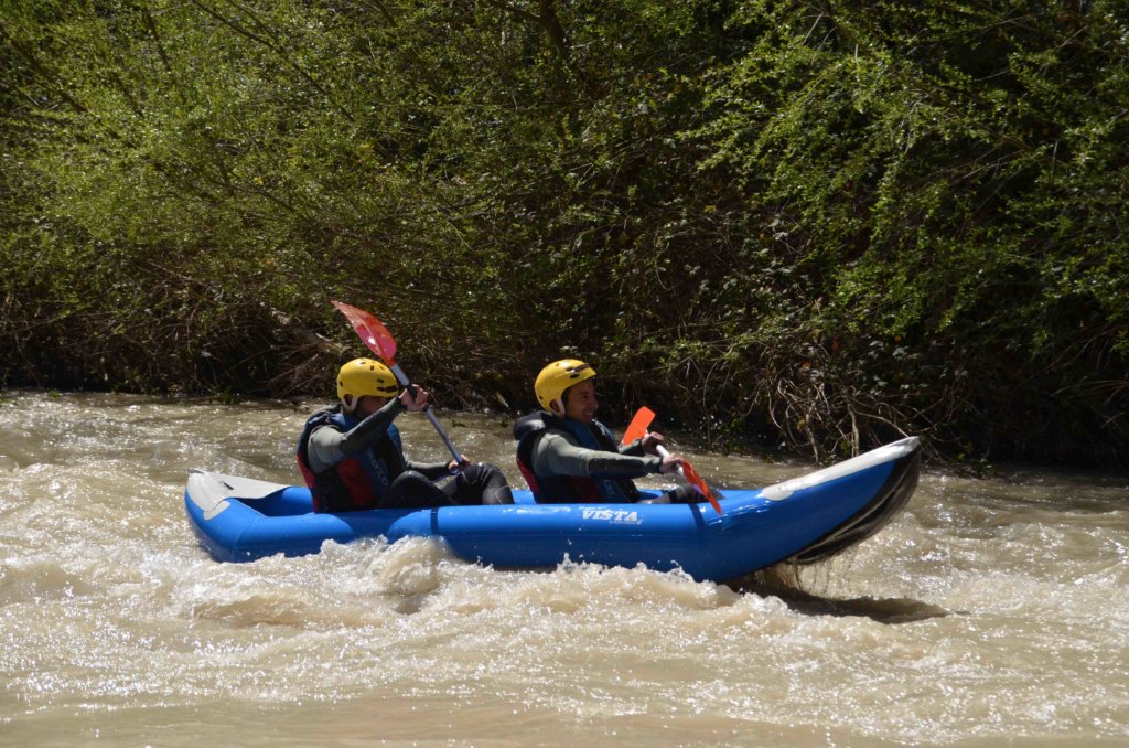 Canoe-Raft or Duo Rafting descend in Malaga - Paddle in Spain | Water ...